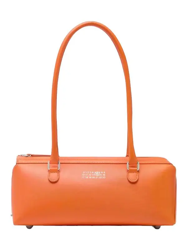 MAISON MARGIELA Leather Shoulder Bag - Orange