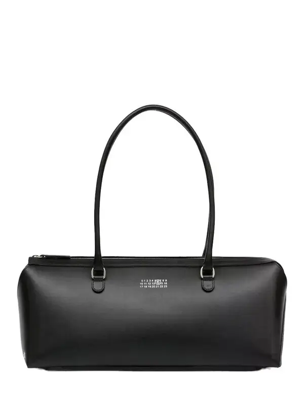 MAISON MARGIELA Large Leather Bauletto Bag - Black