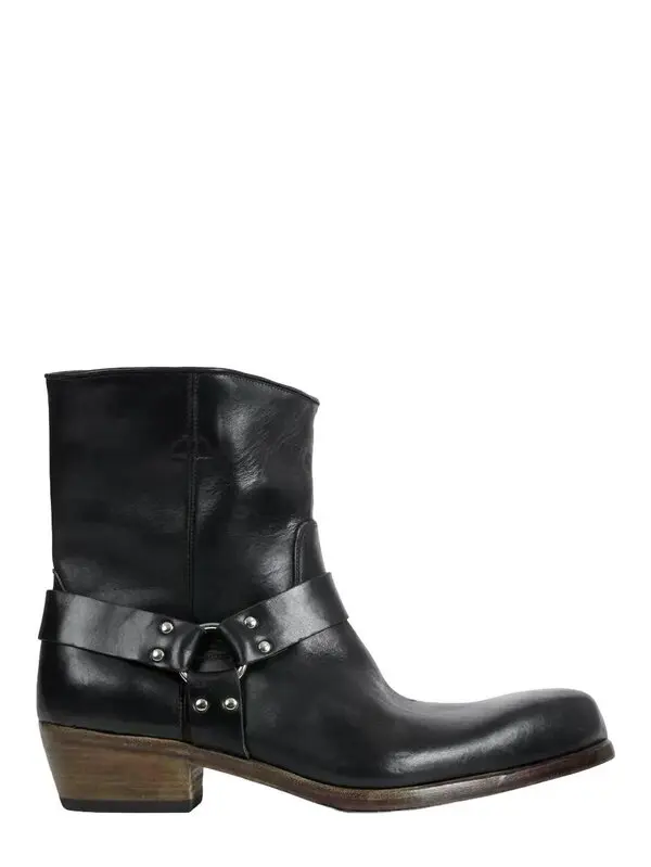 Premiata Leather Boots - Black