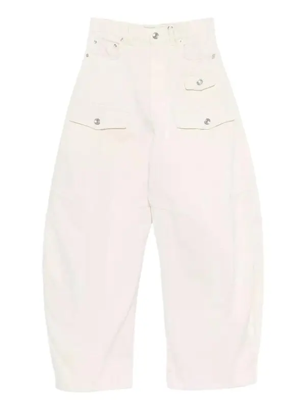 Sportmax Patch-pocket Jeans - Neutrals