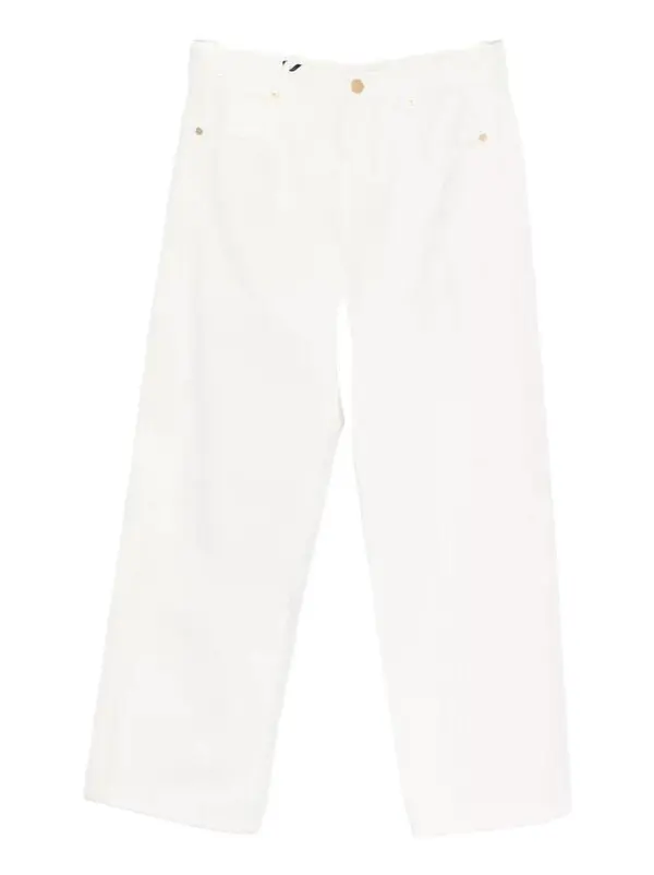 Max Mara Onorata Straight Trousers - Neutrals