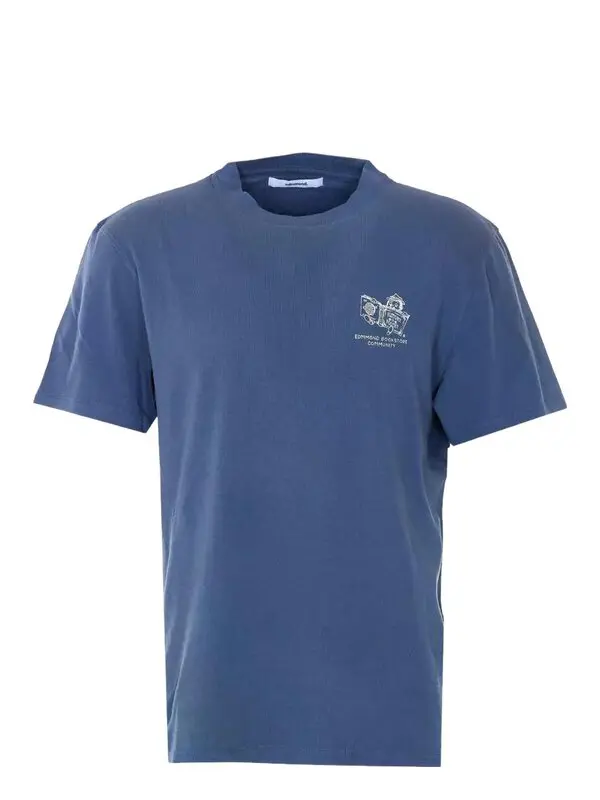 EDMMOND STUDIOS Printed Crew-neck T-shirt - Blue