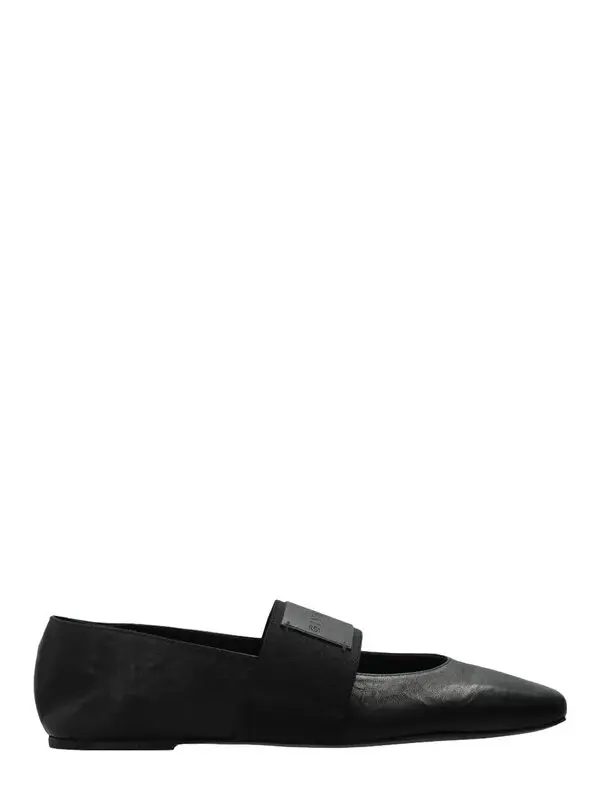 Givenchy Tonal Elasticated-strap Ballet Flats - Black
