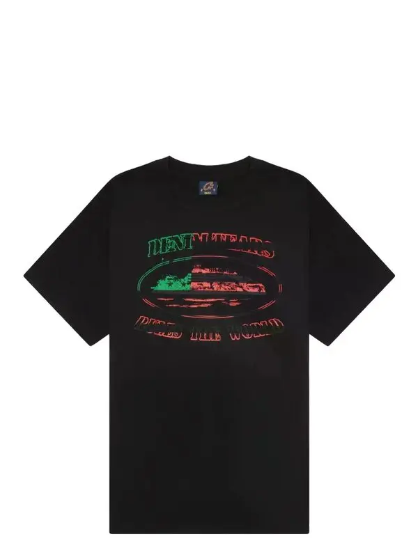 CORTEIZ X Denim Tears Alcatraz T-shirt - Black
