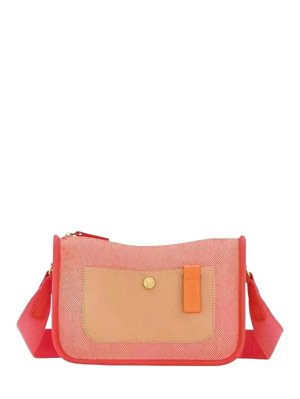 Longchamp Zipped Cross Body Bag - Orange