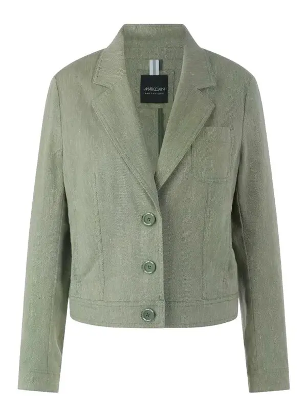 MARCCAIN Button Detailed Blazer - Green