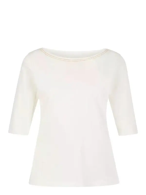 MARCCAIN Boat-neck T-shirt - Neutrals