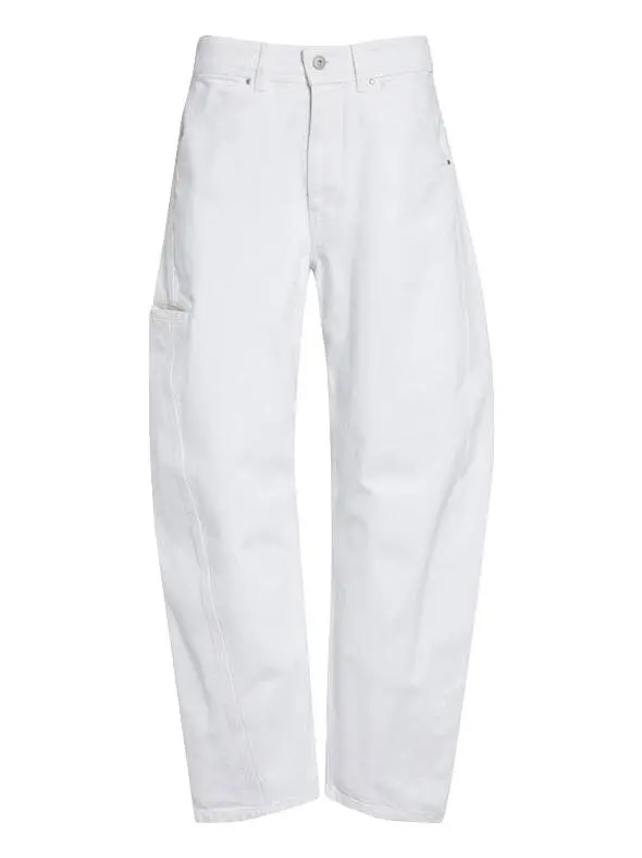 LEMAIRE Twisted Seam Workwear Jeans - Milk