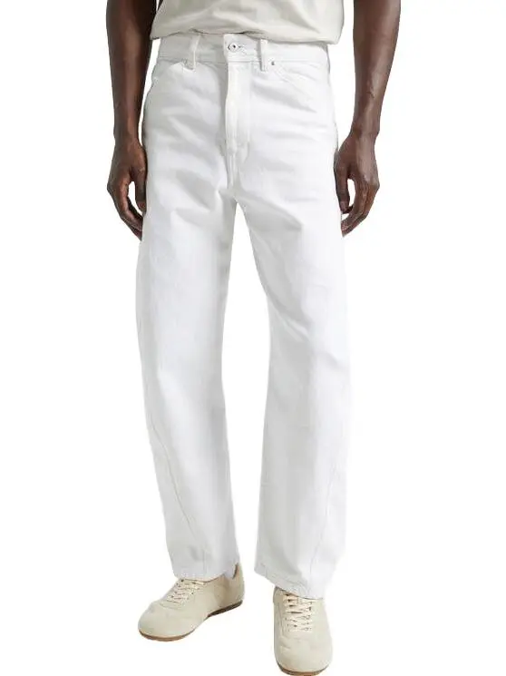 LEMAIRE Twisted Seam Workwear Jeans - Milk