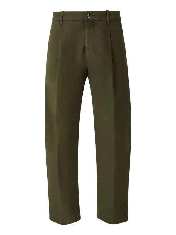 NINE:INTHE:MORNING Giulio Pleated Trousers - Green