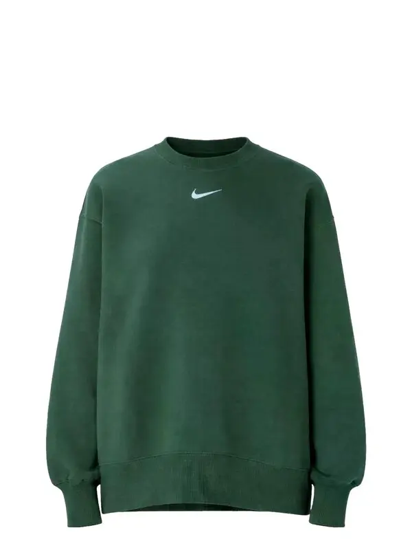Nike Phoenix Logo-detail Crew-neck Sweatshirt - Green