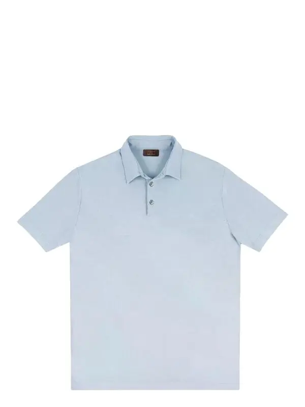 SLOWEAR Buttoned Polo Shirt - Blue