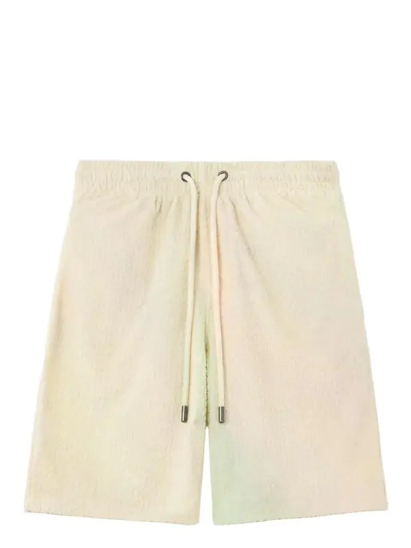 Off-White Terrycloth Drawstring Shorts - Neutrals