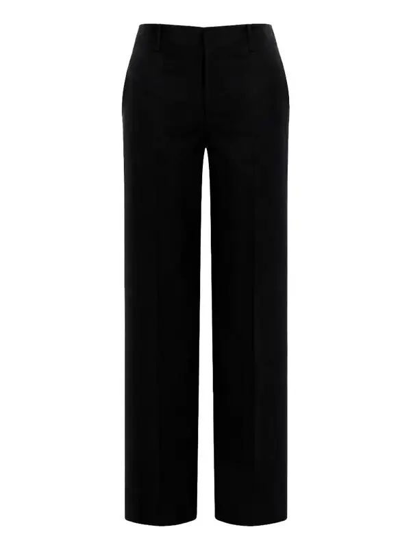 ALYSI Straight-leg Trousers - Black