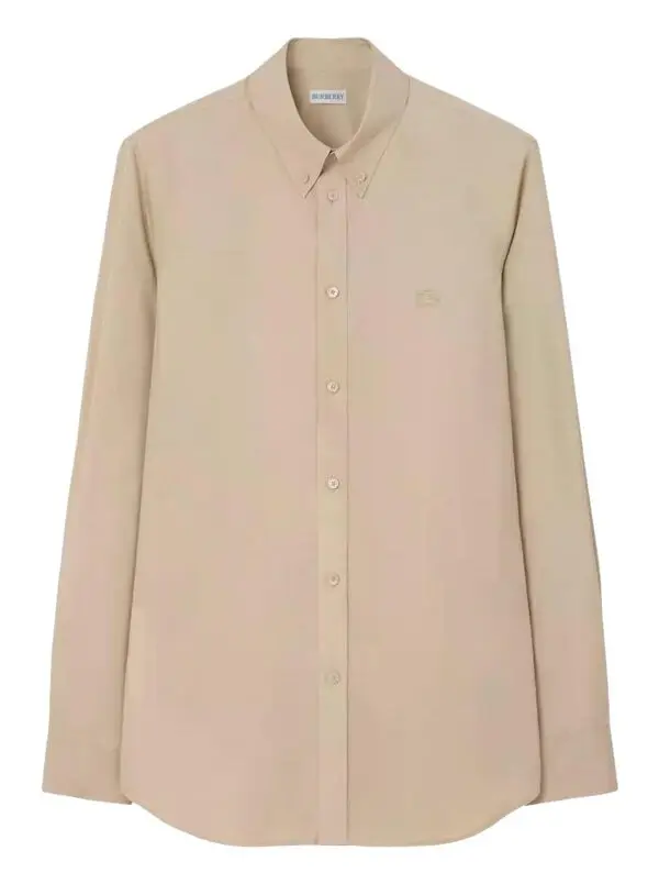 Burberry Slim- Fit Cotton Shirt - Neutrals