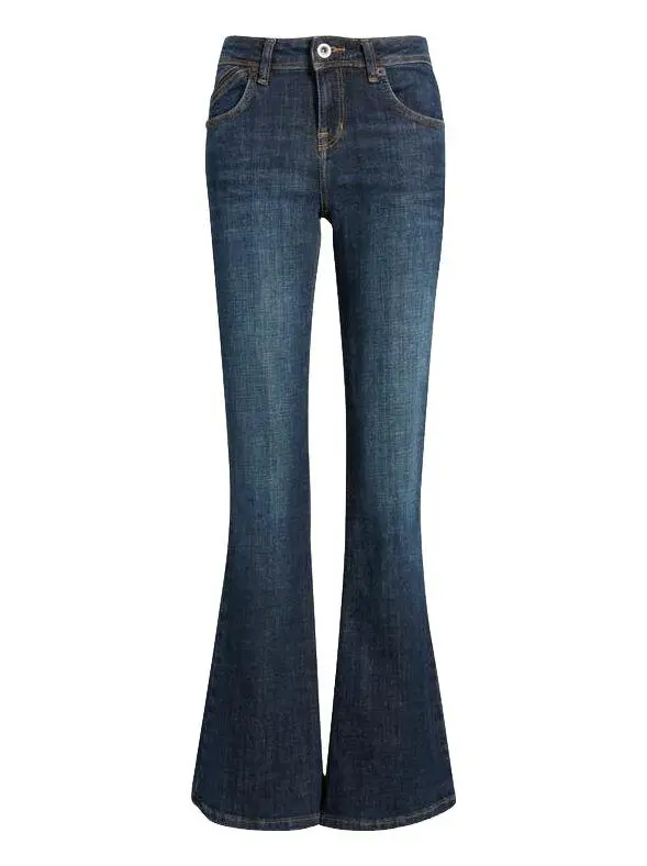 BDG URBAN OUTFITTERS Brooke Low Rise Flare Jeans - Dark Vintage