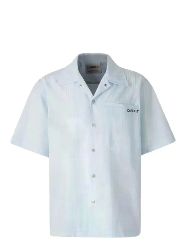 CARRER Beck Check Short-sleeve Shirt - Blue