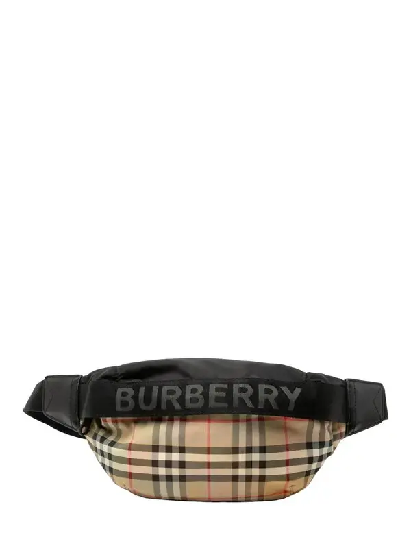 Burberry House Check Nylon Sonny Belt Bag - Neutrals
