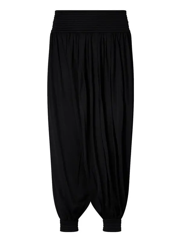 Alaïa Wool-blend Balloon Pants - Black