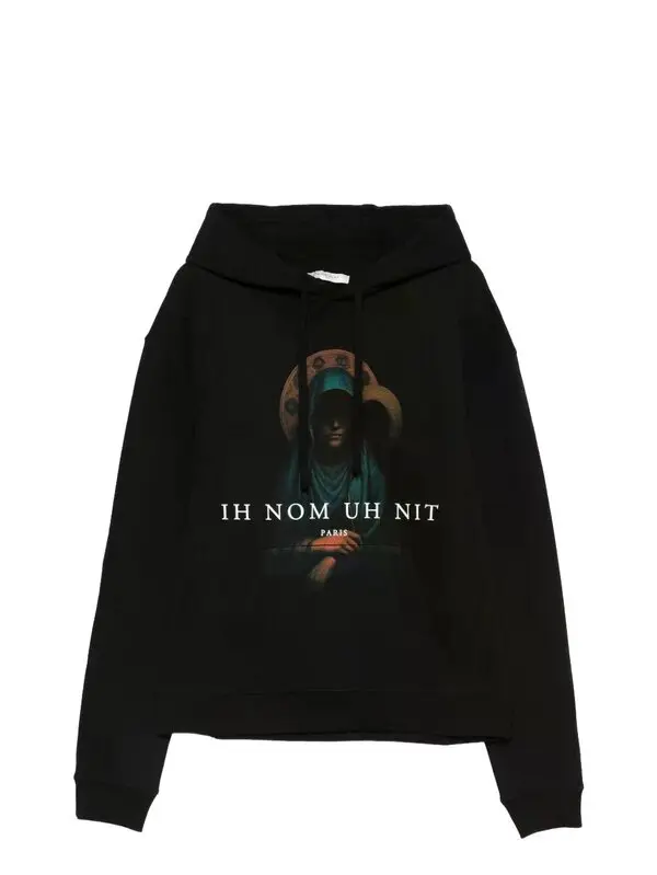 IH NOM UH NIT Graphic Print Hoodie - Black