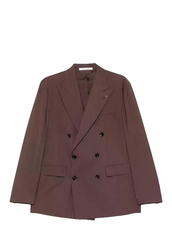 Tagliatore Double-breasted Blazer - Brown