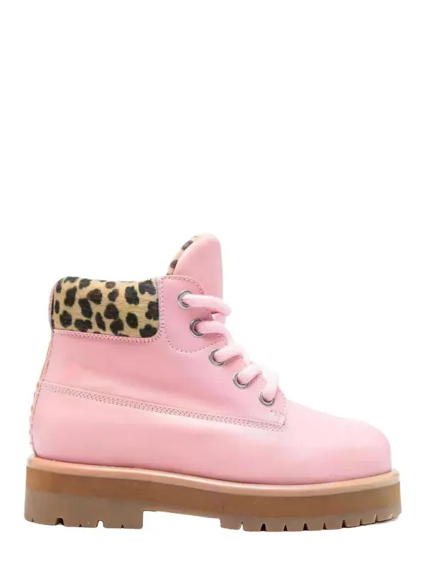 PDF Strada Low Cheetah-print Boots - Pink