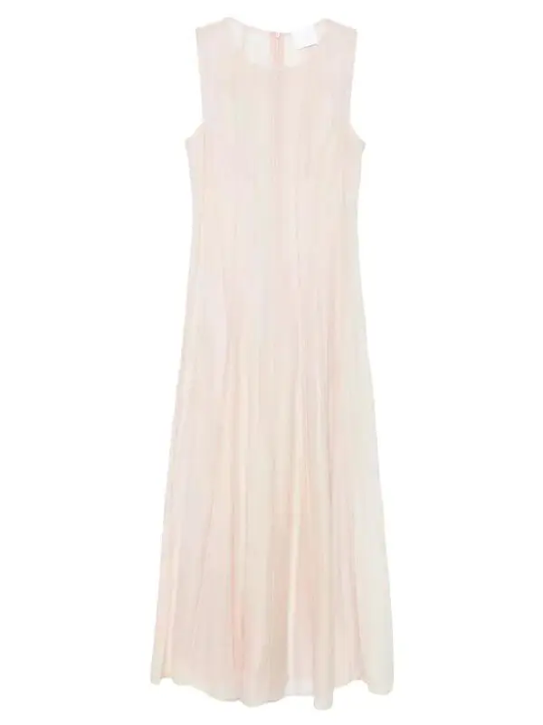 Sú Panelled Midi Dress - Pink