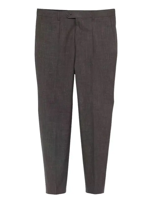 BOSS Straight Leg Trousers - Brown