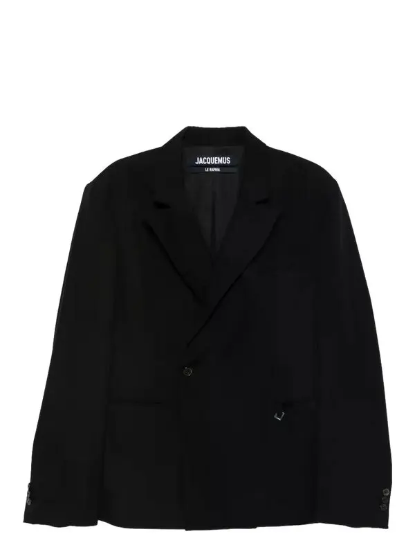 Jacquemus Madeiro Wool Blazer - Black