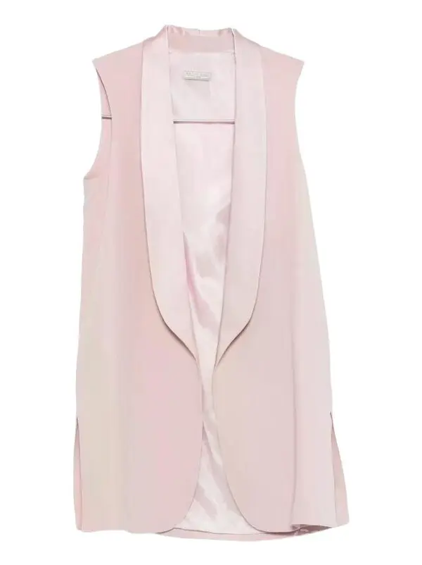 Antonelli Firenze Shawl-collar Gilet - Pink