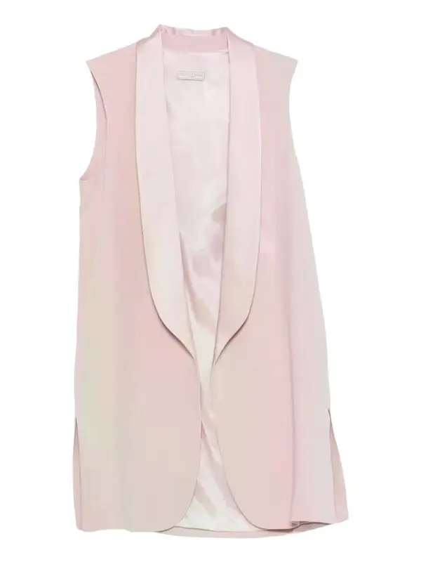 Antonelli Firenze Shawl-collar Gilet - Pink