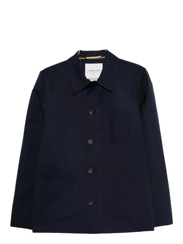 Jacob Cohen Buttoned Pocket Jacket - Blue