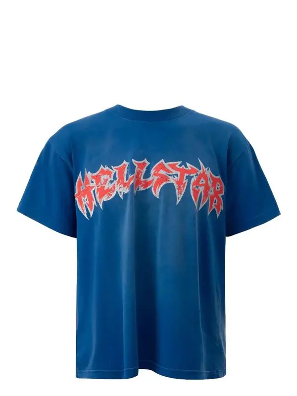 HELLSTAR Metal Logo Tee - Blue