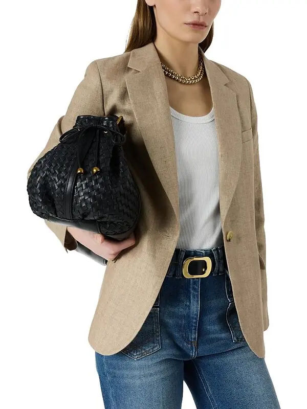 Gerard Darel Taliya Buttoned Jacket - Sand