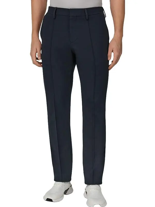 Boggi Milano Cotton Blend Jersey Trousers - Navy Blue