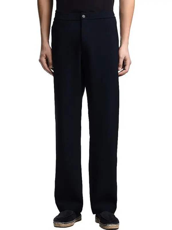 Emporio Armani Icon 3d Crepe Jersey Trousers - Vulcan