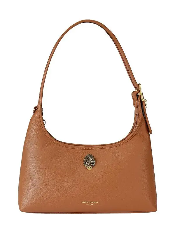 Kurt Geiger Leather Shoulder Bag - Open Brown