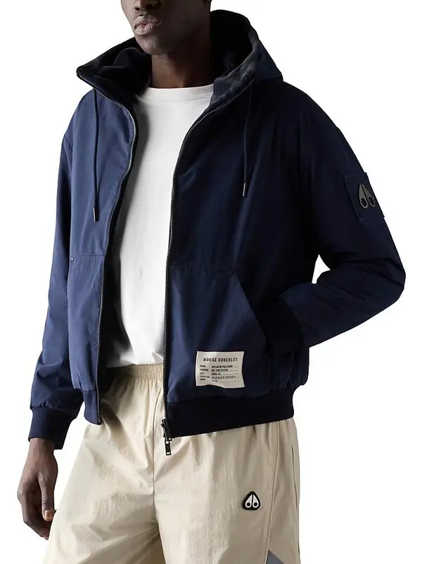 Moose Knuckles Roland Reversible Bunny Jacket - Navy