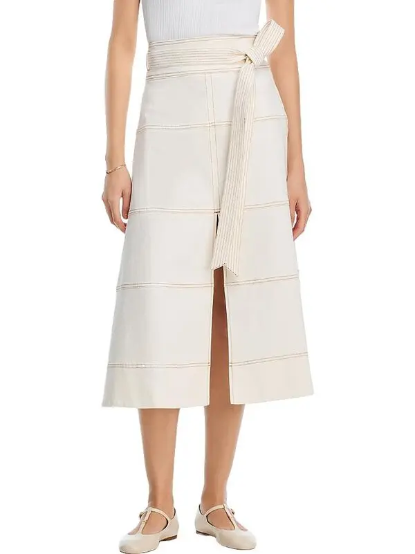 Tanya Taylor Hudson Skirt - Chalk