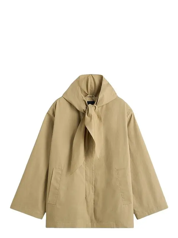 TOTEME Technical Scarf Jacket - Cashew