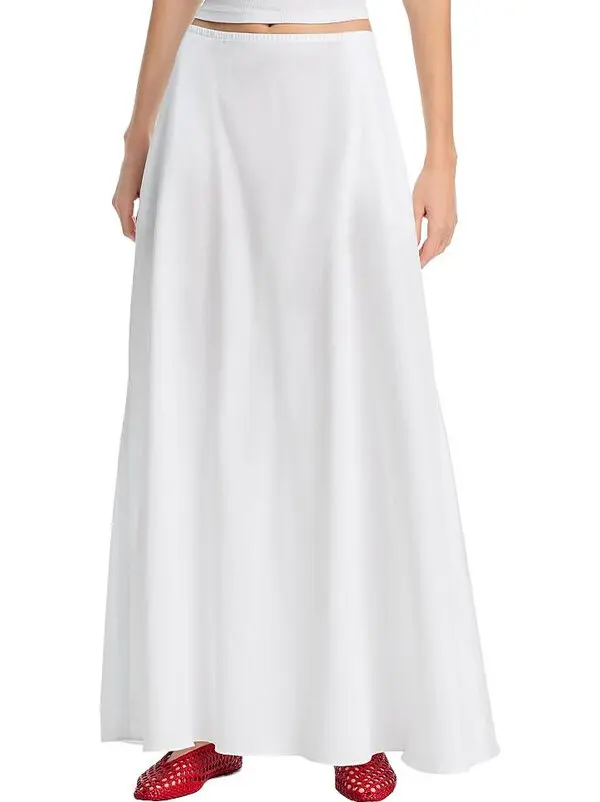 LESET Yoko Maxi Skirt - White