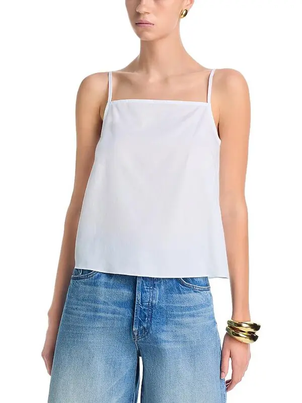 LESET Yoko Tie Back Top - White