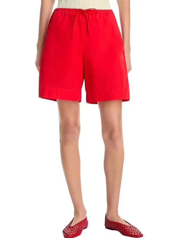 LESET Kyoto Carpenter Shorts - Cerise