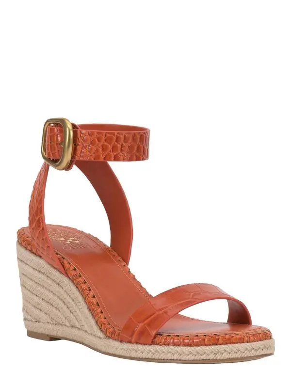 Vince Camuto Fainel Espadrille Platform Wedge Sandal - Sunset