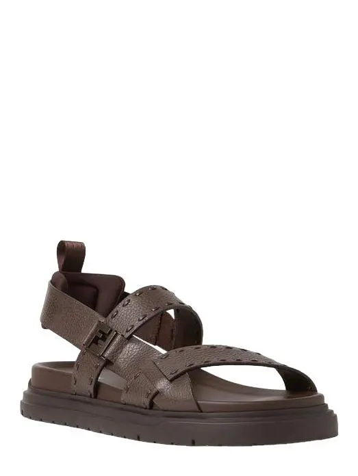 Fendi Chunky Selleria Sandals - Chocolate Chocolate