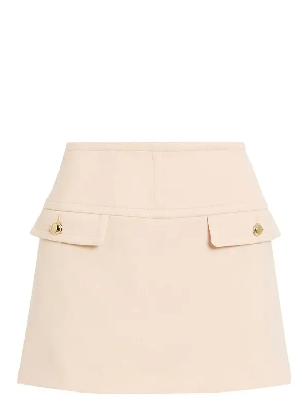 TOM FORD Wool-blend Mini Skirt - Blush