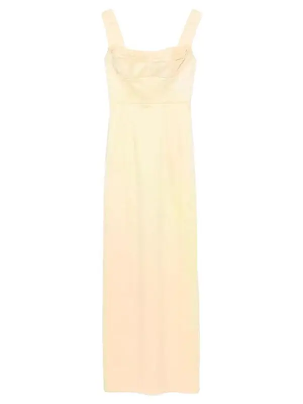 Rebecca Vallance Mandy Ruched Maxi Dress - Yellow