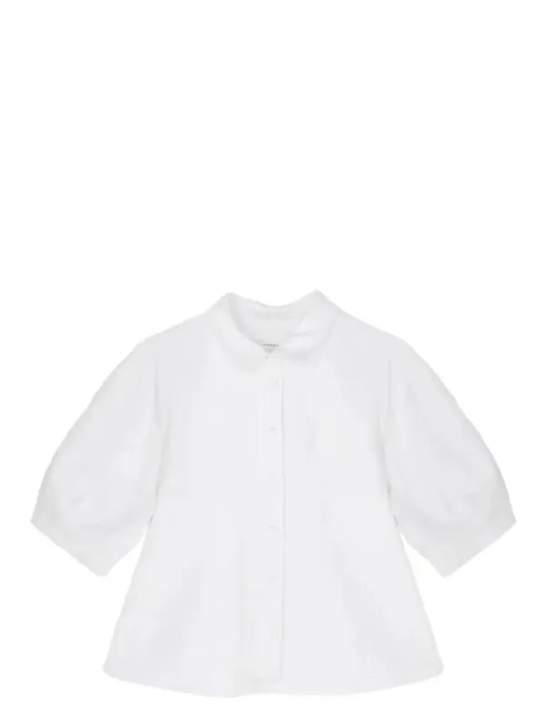 FRAME Billow-sleeve Shirt - White