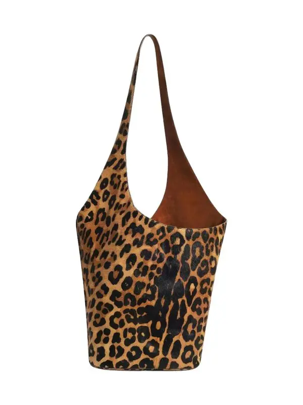 Alberta Ferretti Leopard-print Shoulder Bag - Brown