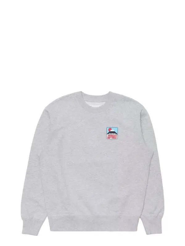 Edwin Ribbed Patch Sweatshirt - Grey